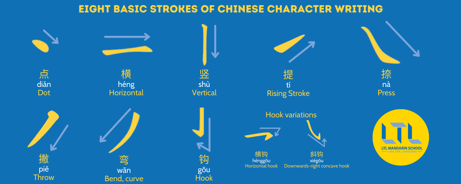 Chinese Stroke Order // 11 (Vital) Rules You Should Know | LTL Shanghai